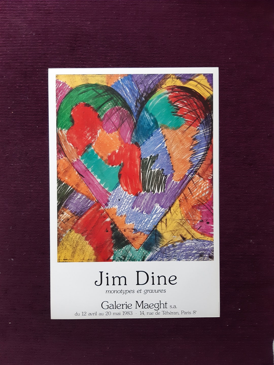 Jim Dine Original Art Poster - Etsy