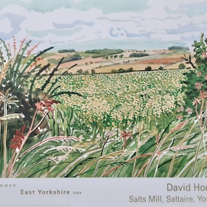David Hockney Original Art Poster - 22.4"×17.7" (57×45cm) - Etsy