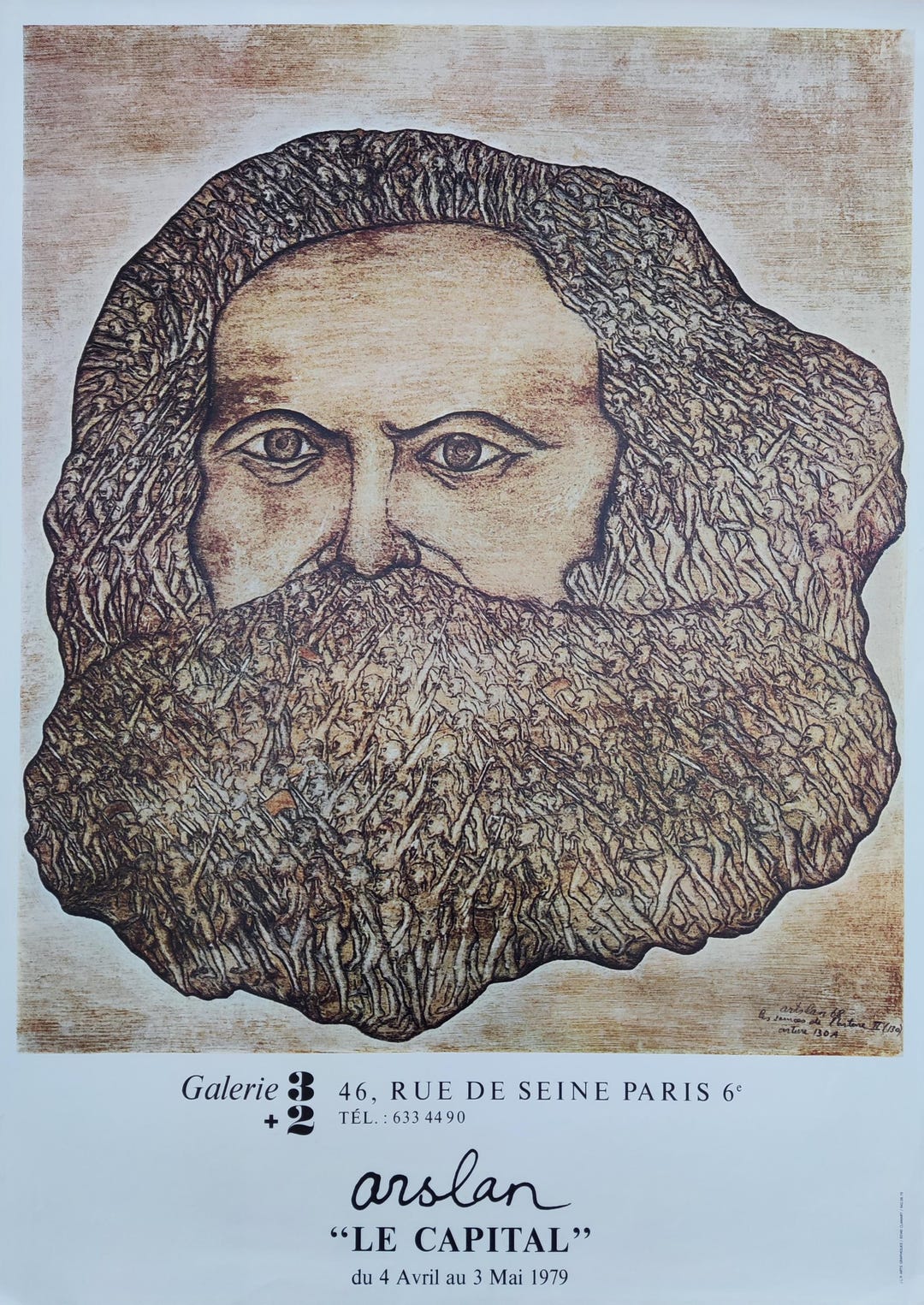 Aslan Original Art Exhibition Poster Used - 27.4"×19.7" (69.5 X 50cm ...