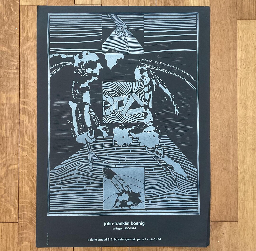 John-franklin Koenig Original Art Exhibition Poster - 21.3"×29.5 ...