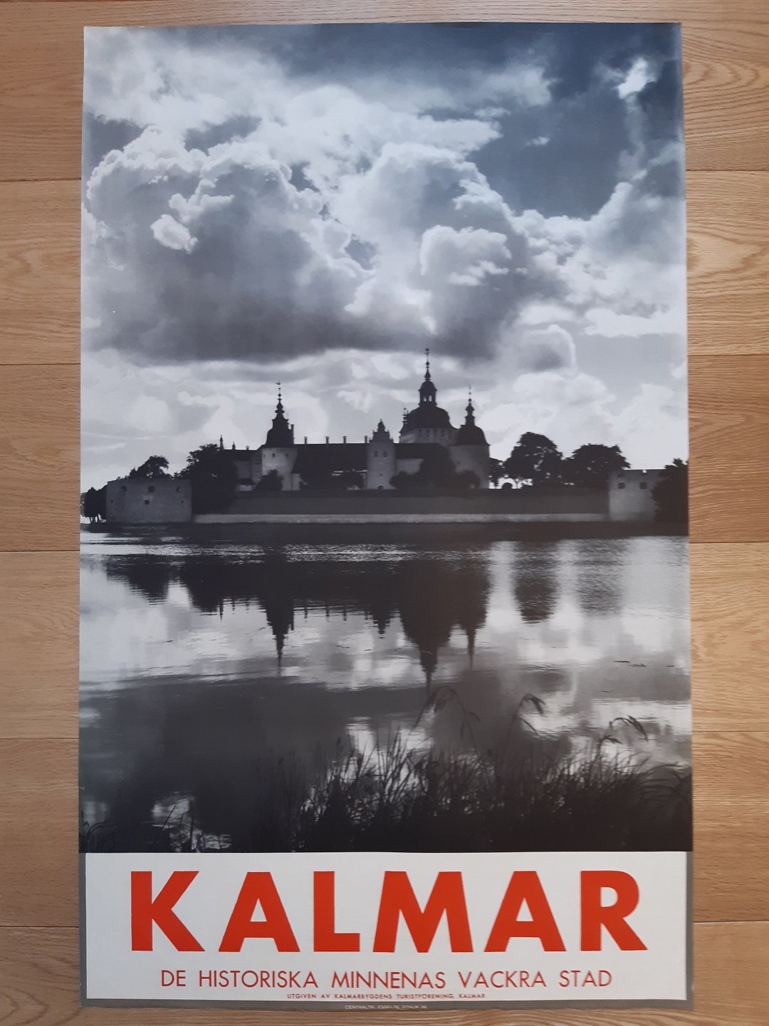 Sweden 1936 Vintage Travel Poster Kalmar Castle - 24.4"×39.4" (62×100cm ...