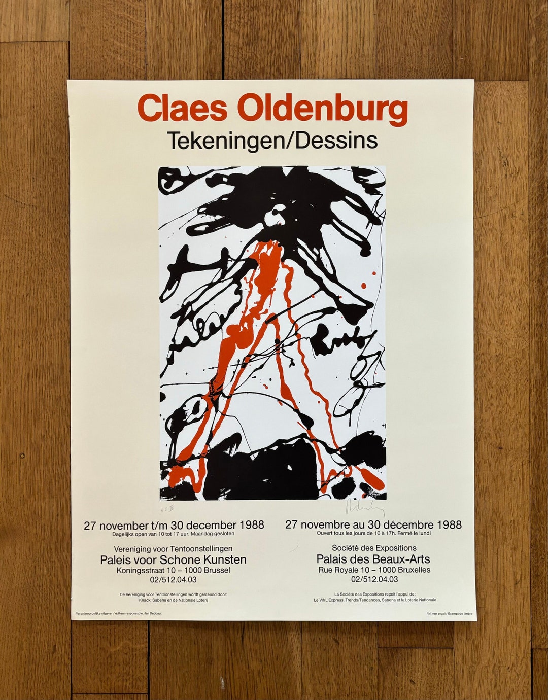 Claes Oldenburg Original Art Poster - 17.7"×23.6" (45×60cm) - Etsy