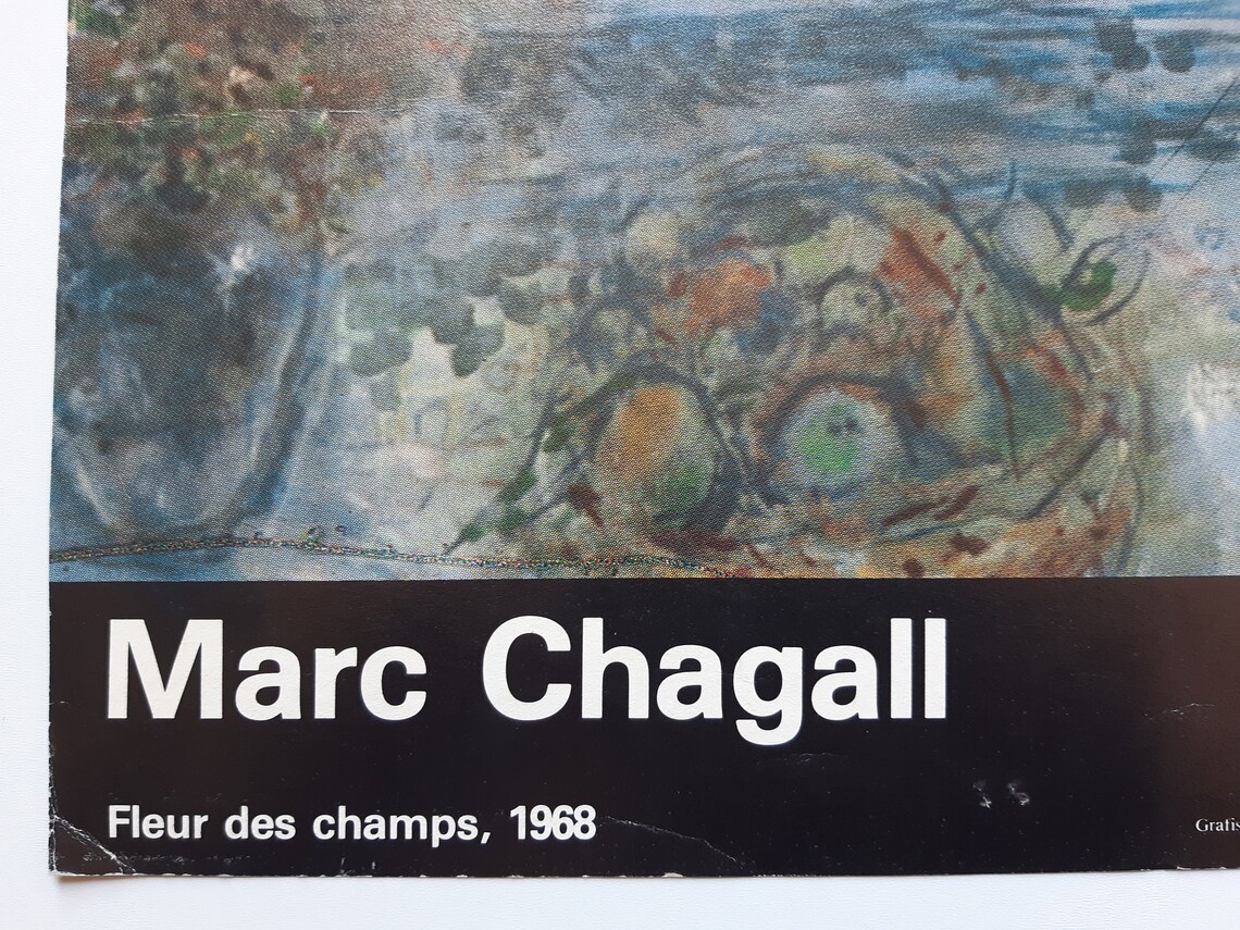 Marc Chagall Original Art Poster | Etsy