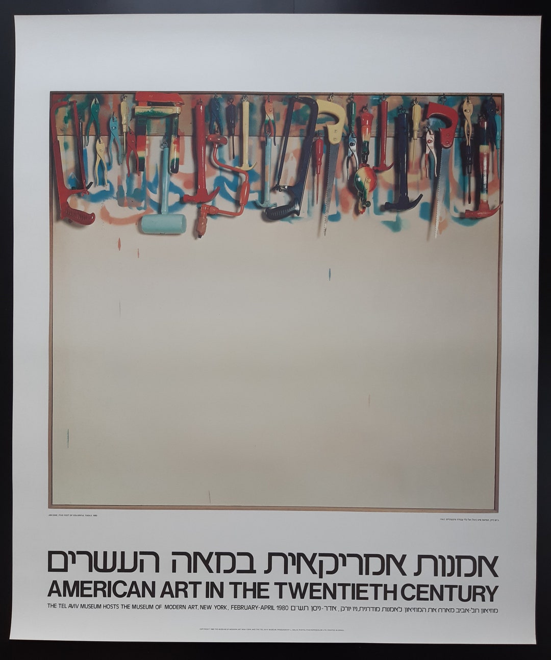 Jim Dine Original Art Poster - 34.3"×40.6" (87×103cm) - Etsy