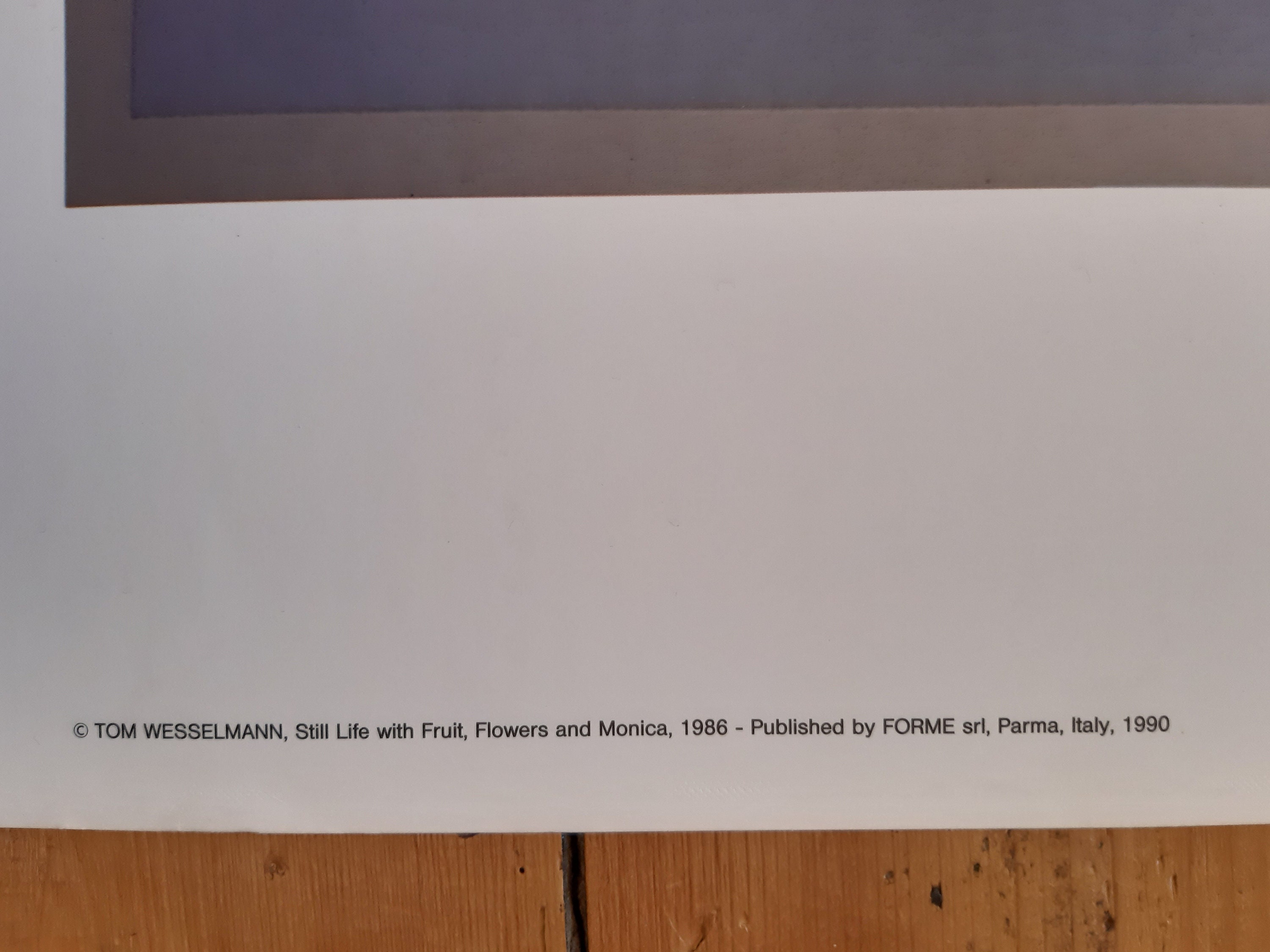 Tom Wesselmann Large Original Art Poster Folded - 51.6"×39.0" (131×99cm ...