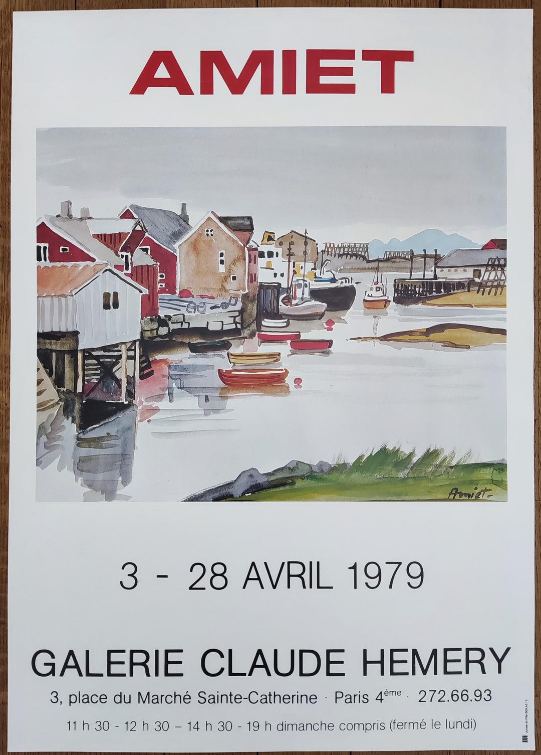 Amiet Original Art Exhibition Poster Used - 27.2"×19.3" (69 X 49cm) - Etsy