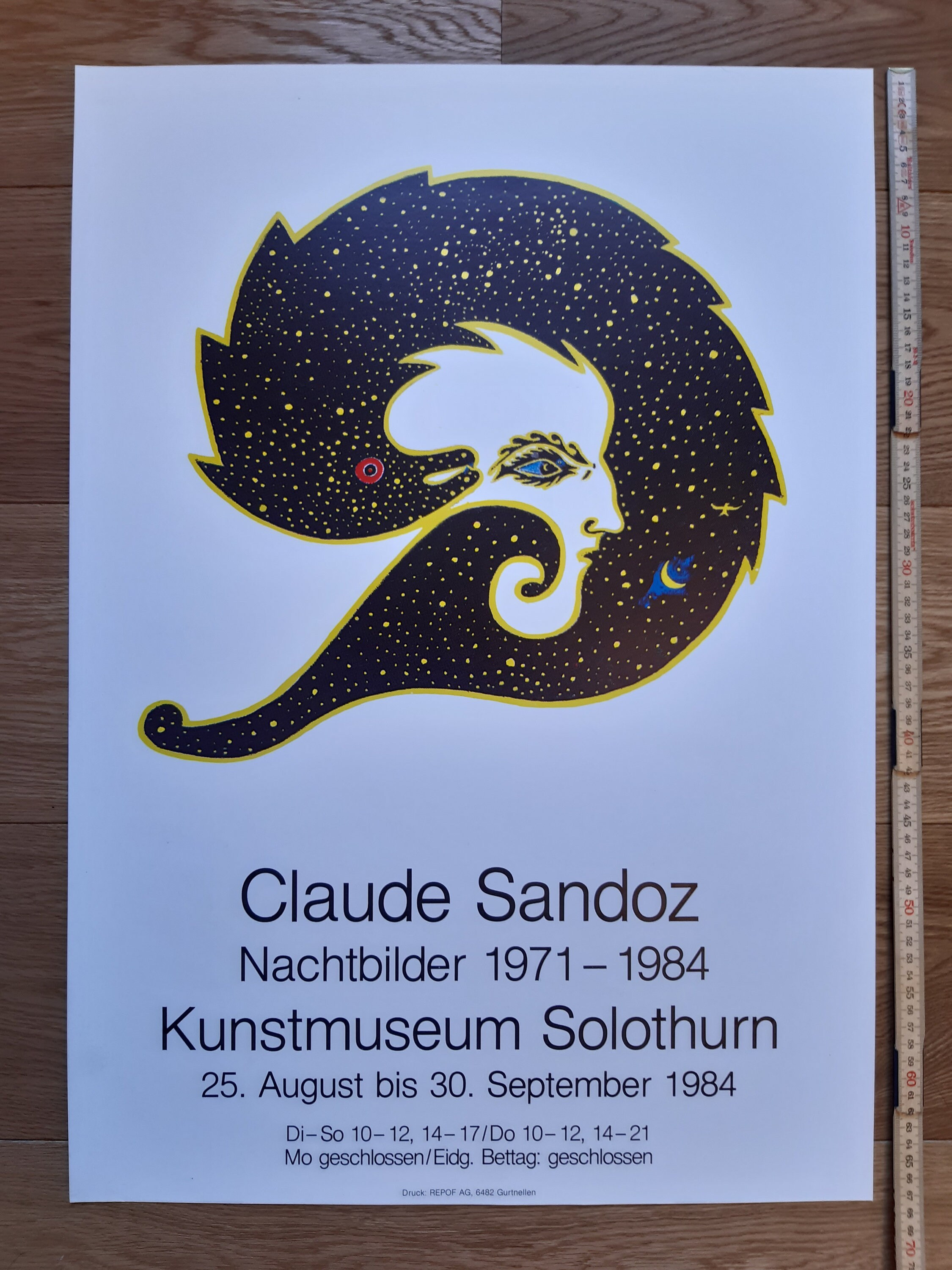 Claude Sandoz Original Art Exhibition Poster - Etsy