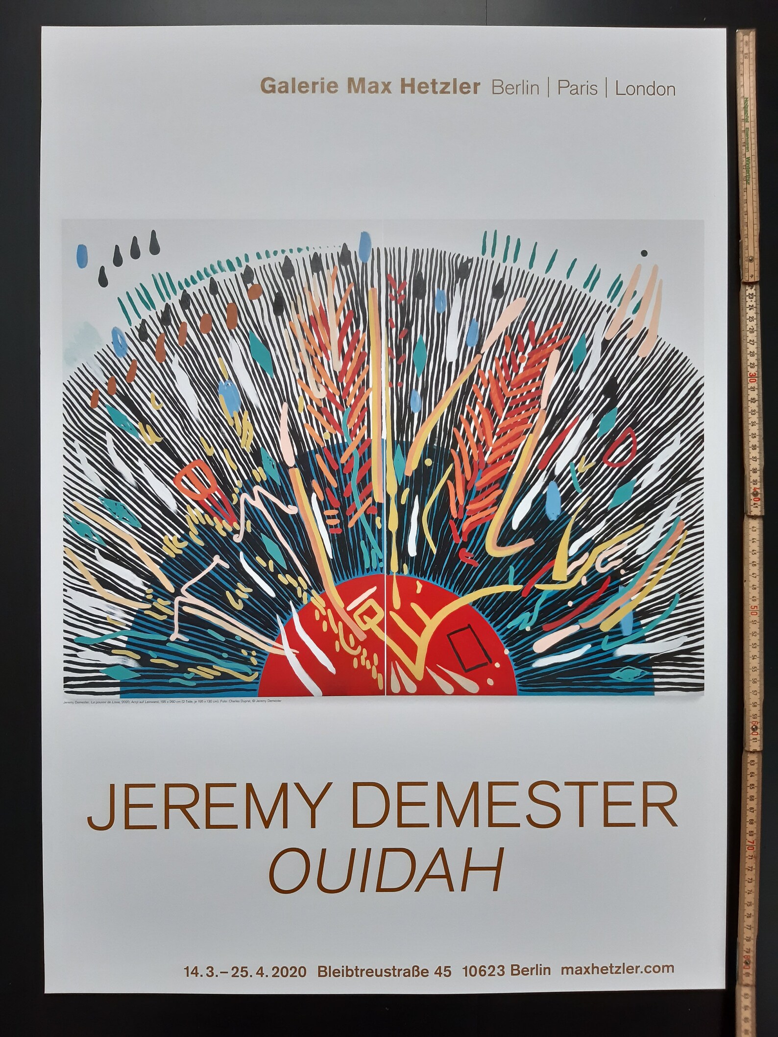 Jeremy Demester Art Exhibition Poster - 23.2"×32.9" (59×83.5cm) - Etsy