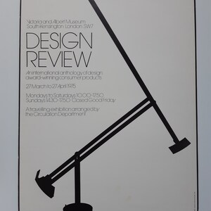 Design Review V&A 1975 Richard Sapper Original Poster - 20.1"×29.9" (51 ...