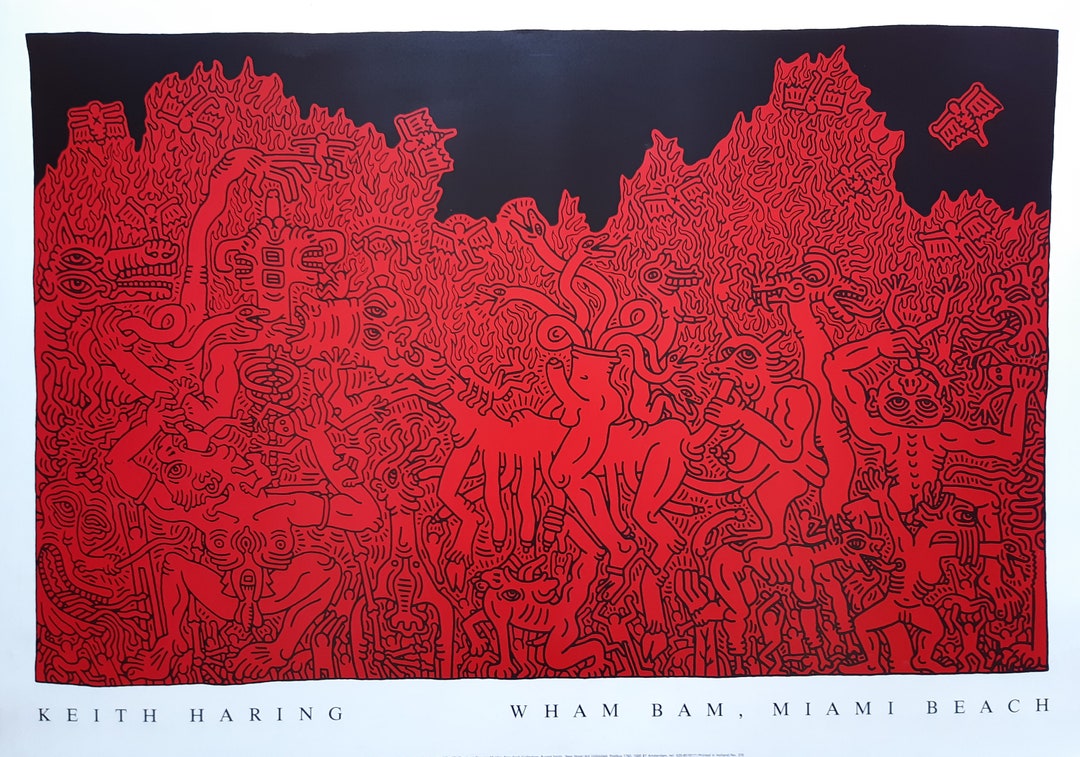 Keith Haring Original Art Poster - Etsy
