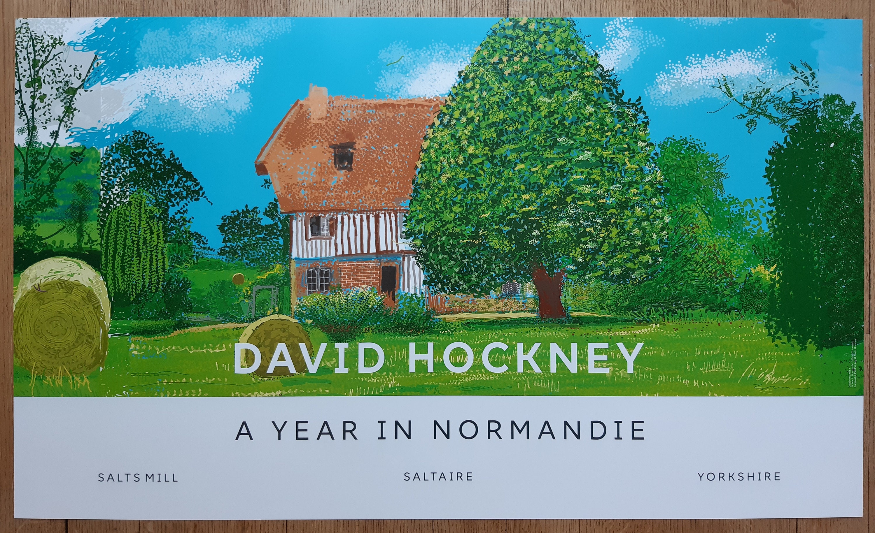 David Hockney Original Art Poster - Etsy