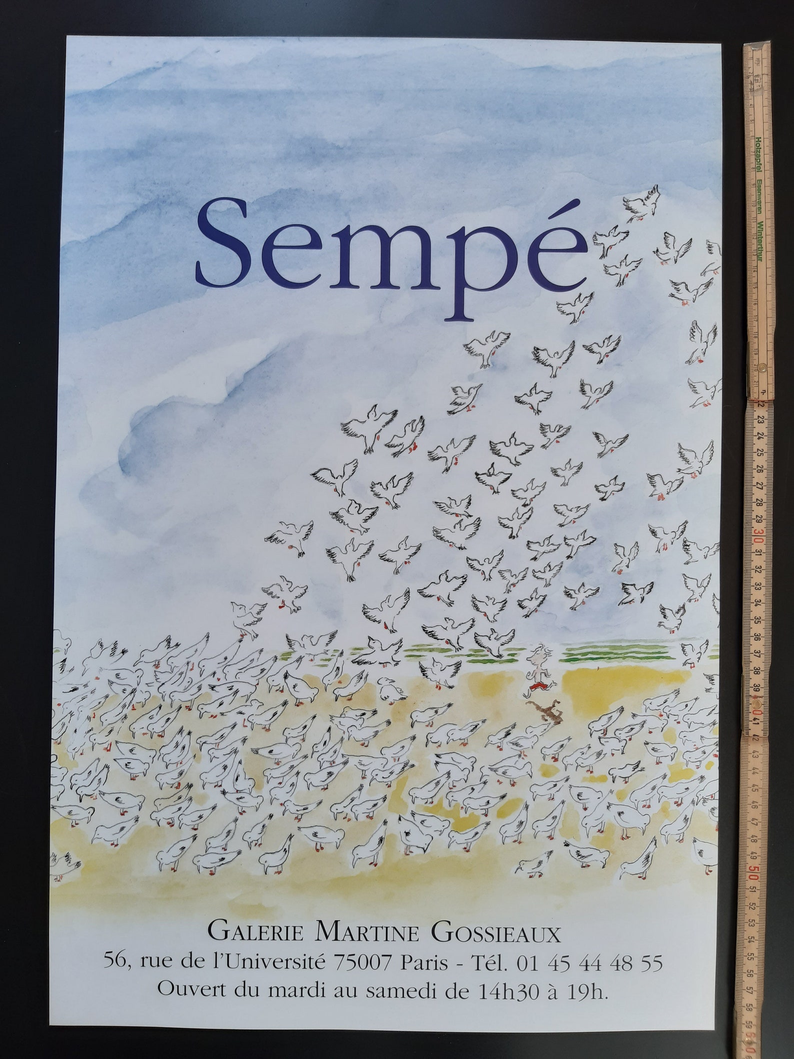 Sempé Original Exhibition Poster | Etsy