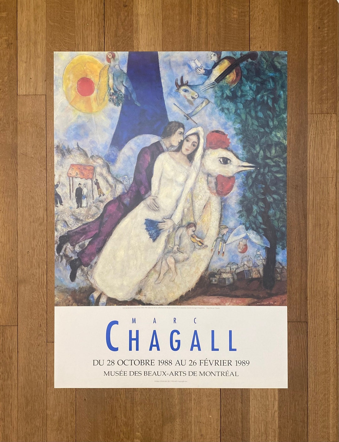 Marc Chagall Original Art Exhibition Poster - Etsy