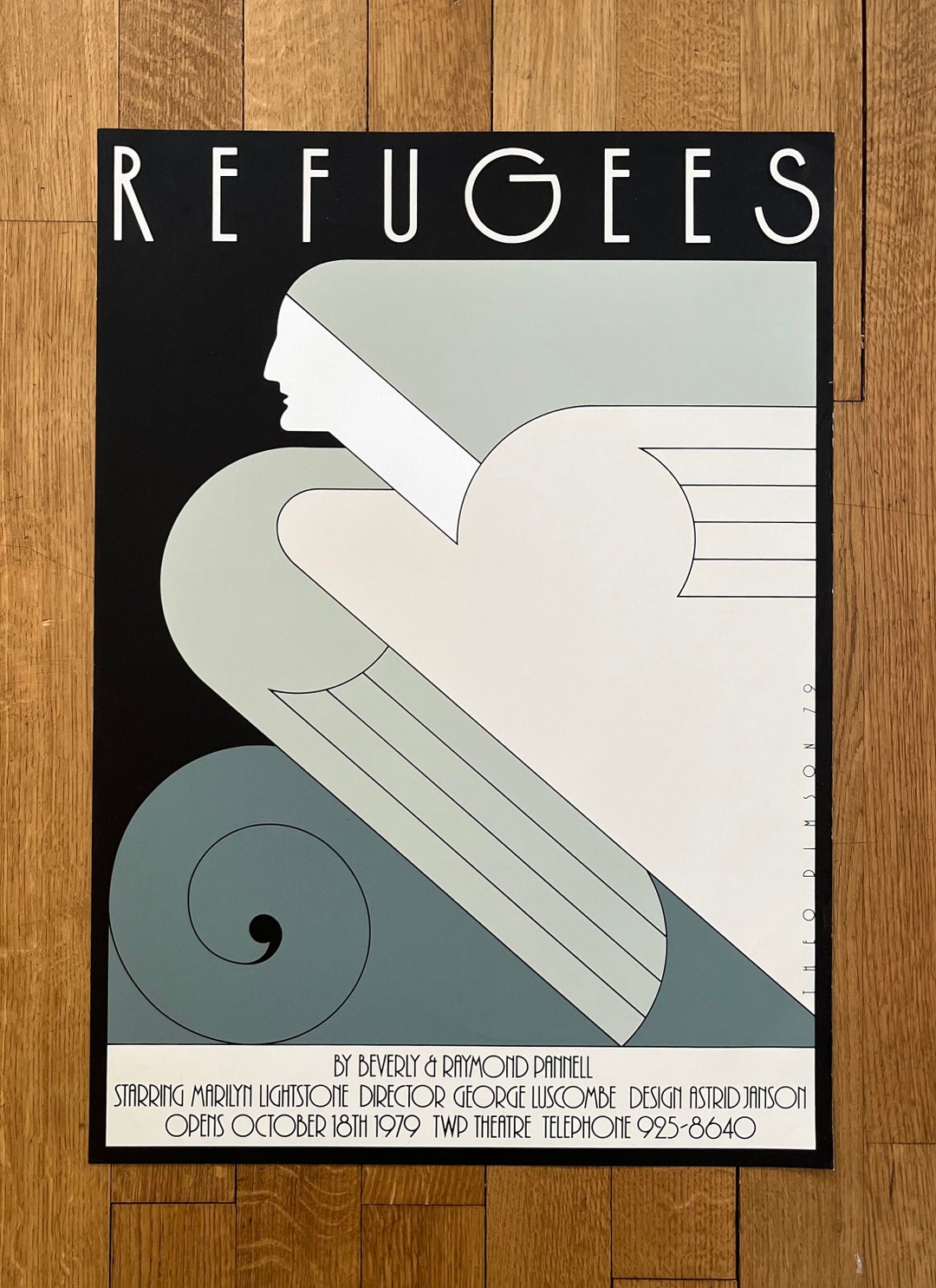 Theo Dimson Refugees Original Art Poster - 20.1"×28.0" (51×71cm) - Etsy