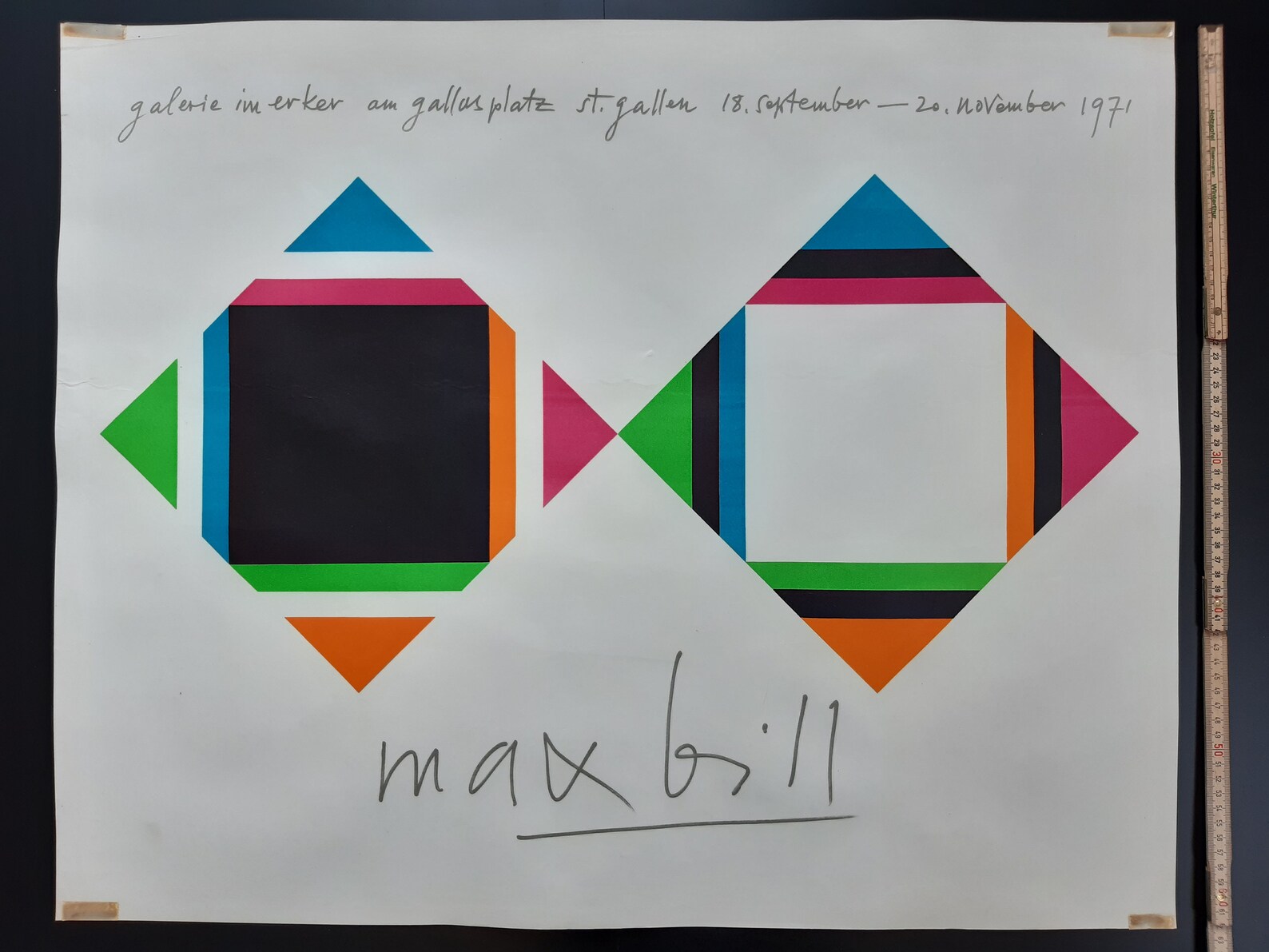 Max Bill Vintage Art Poster | Etsy