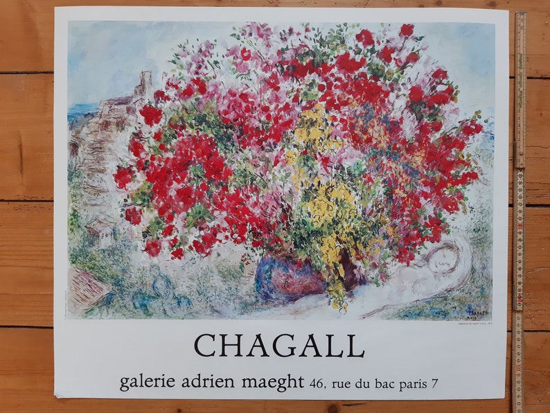Marc Chagall Original Art Poster - Etsy