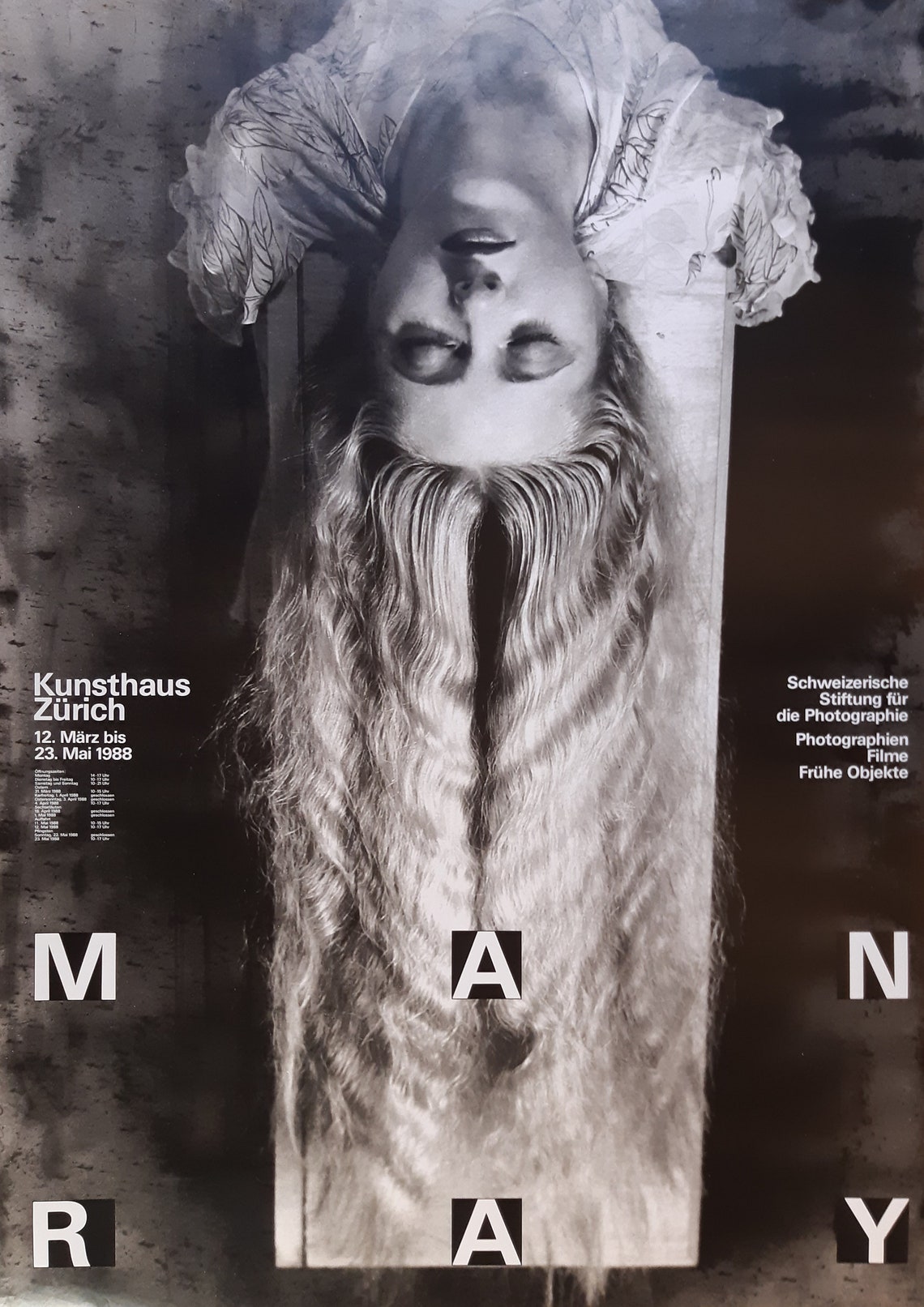 Man Ray original art exhibition poster | Etsy