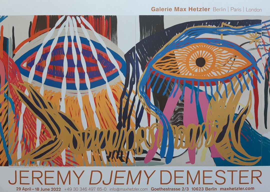 Jeremy Demester Art Exhibition Poster - 33.1"×23.4" (84×59.4cm) - Etsy