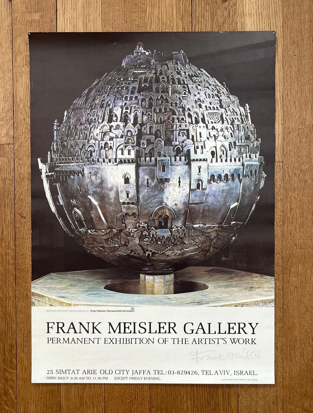 Frank Meisler Original Art Poster Signed - 18.3"×26.4" (46.5×67cm) - Etsy