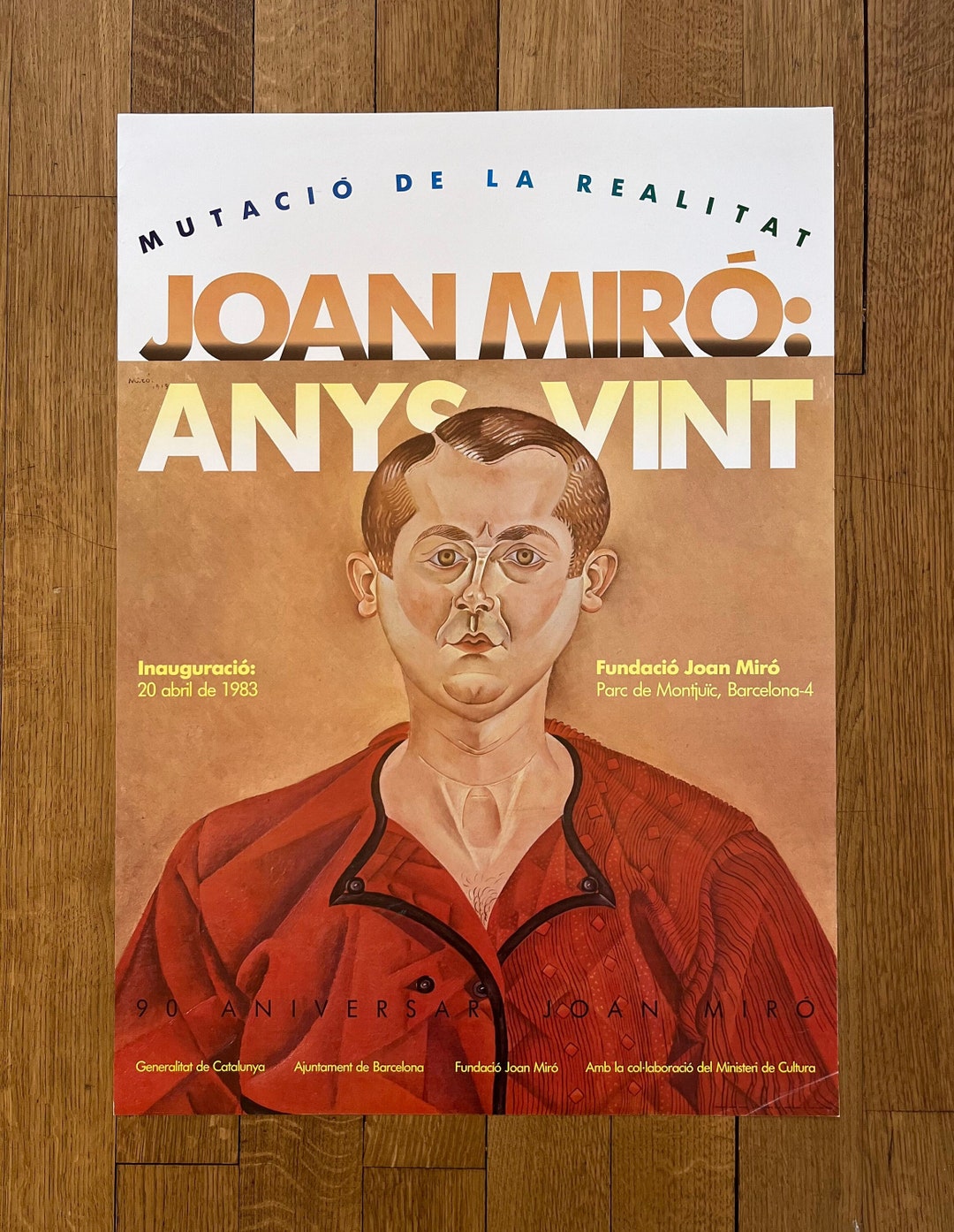 Miro Original Art Exhibition Poster - 19.7"×27.4" (50×69.7cm) - Etsy