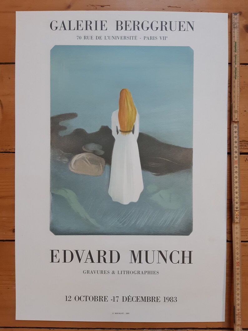 Edvard Munch Original Art Poster - Etsy