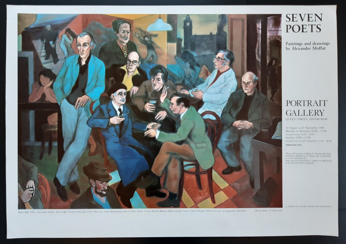 Sandy Moffat Original Exhibition Poster - 17.7"×25.2" (45×64cm) - Etsy