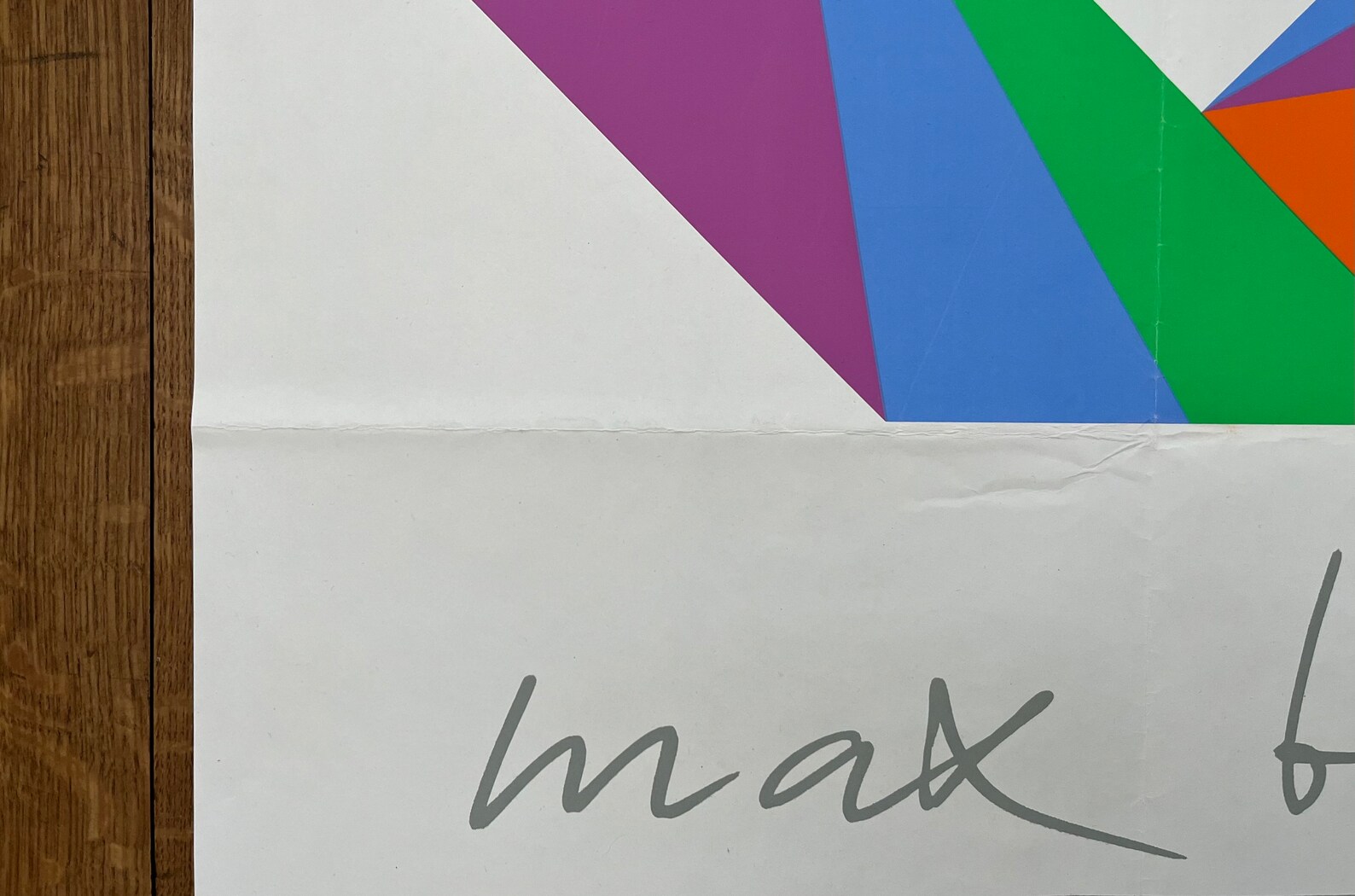 Max Bill Original Exhibition Poster Folded - Etsy
