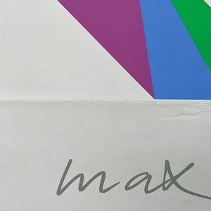 Max Bill Original Exhibition Poster Folded - 23.2"×33.1" (59×84cm) - Etsy