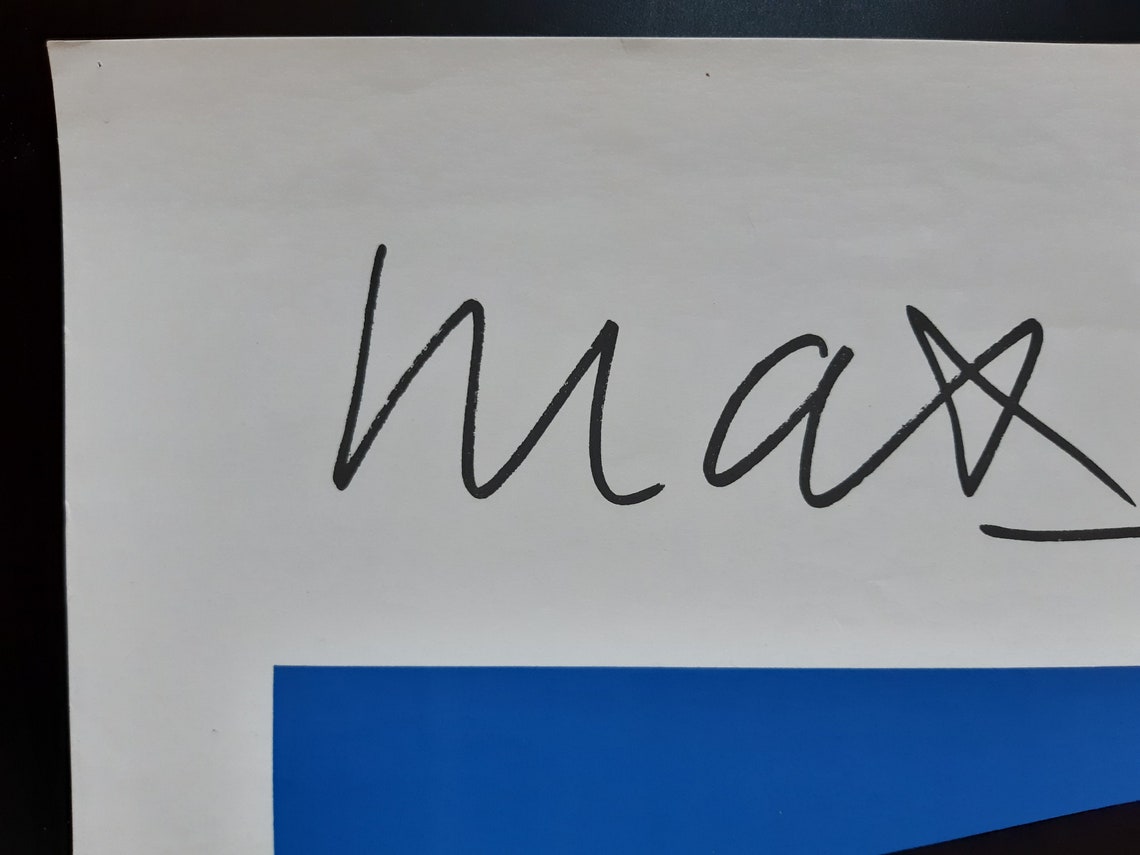 Max Bill Original Poster | Etsy