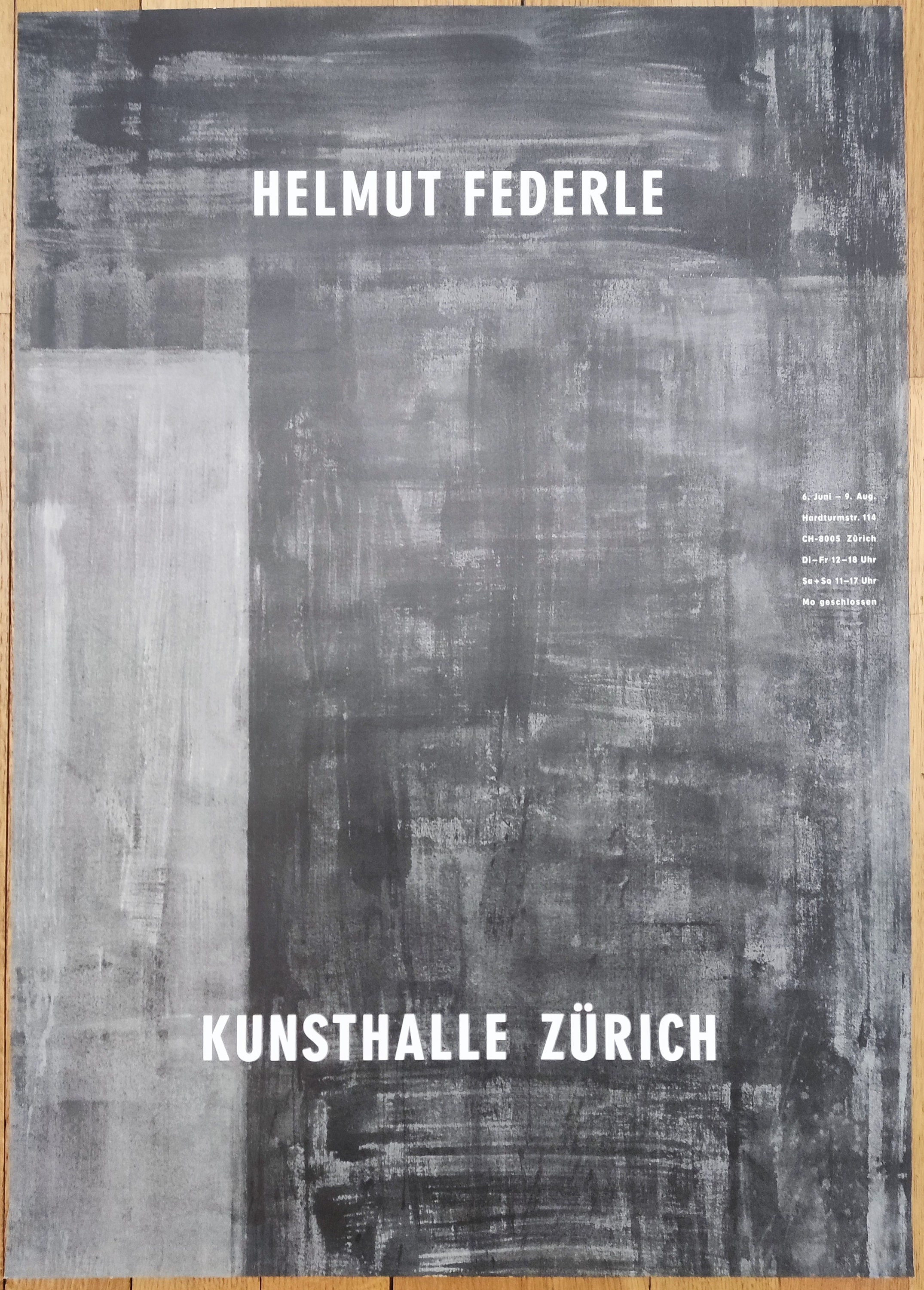 Helmut Federle Art Exhibition Poster - 23.4"×33.1" (59.5×84cm) - Etsy