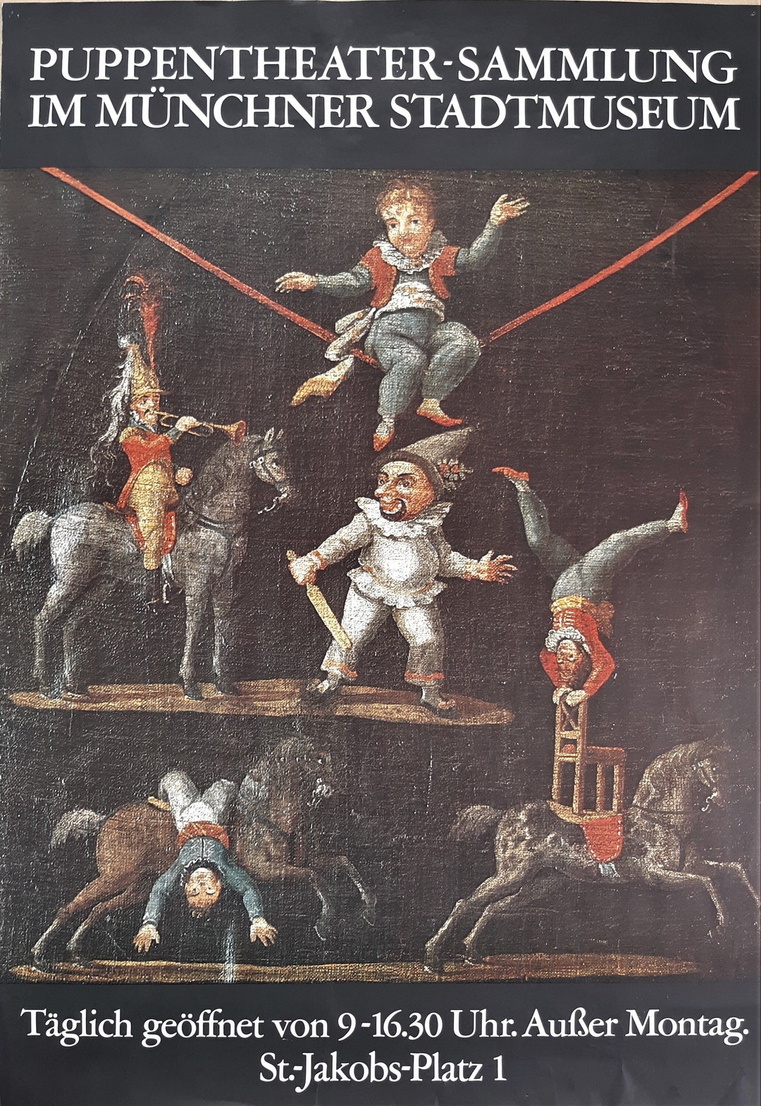 Puppet Theater Collection Munich Advertising Poster - 23.2"×33.1" (59× ...