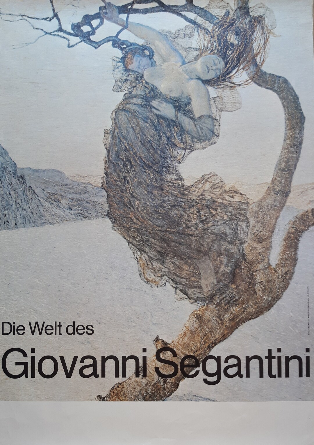 Giovanni Segantini Art Poster - 35.8"×50.4" (91×128cm) - Etsy