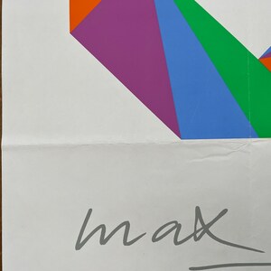 Max Bill Original Exhibition Poster Folded - 23.2"×33.1" (59×84cm) - Etsy
