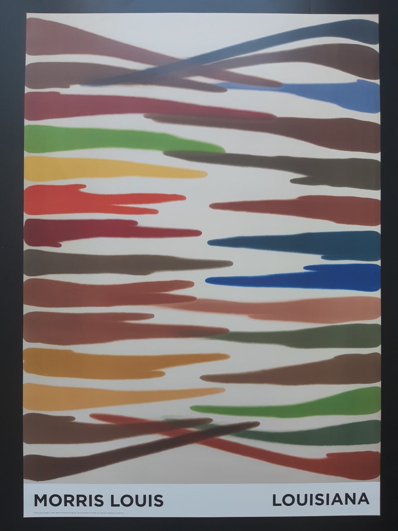Morris Louis Original Art Print - Etsy