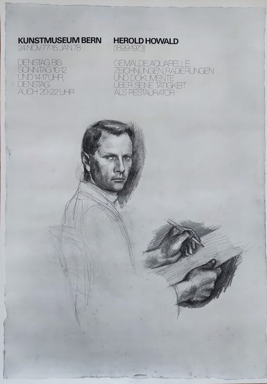 Herold Howald Vintage Poster - Etsy