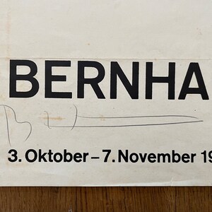 Bernhard Heiliger Original Art Poster Used - 20.3"×29.3" (51.5×74.5cm ...