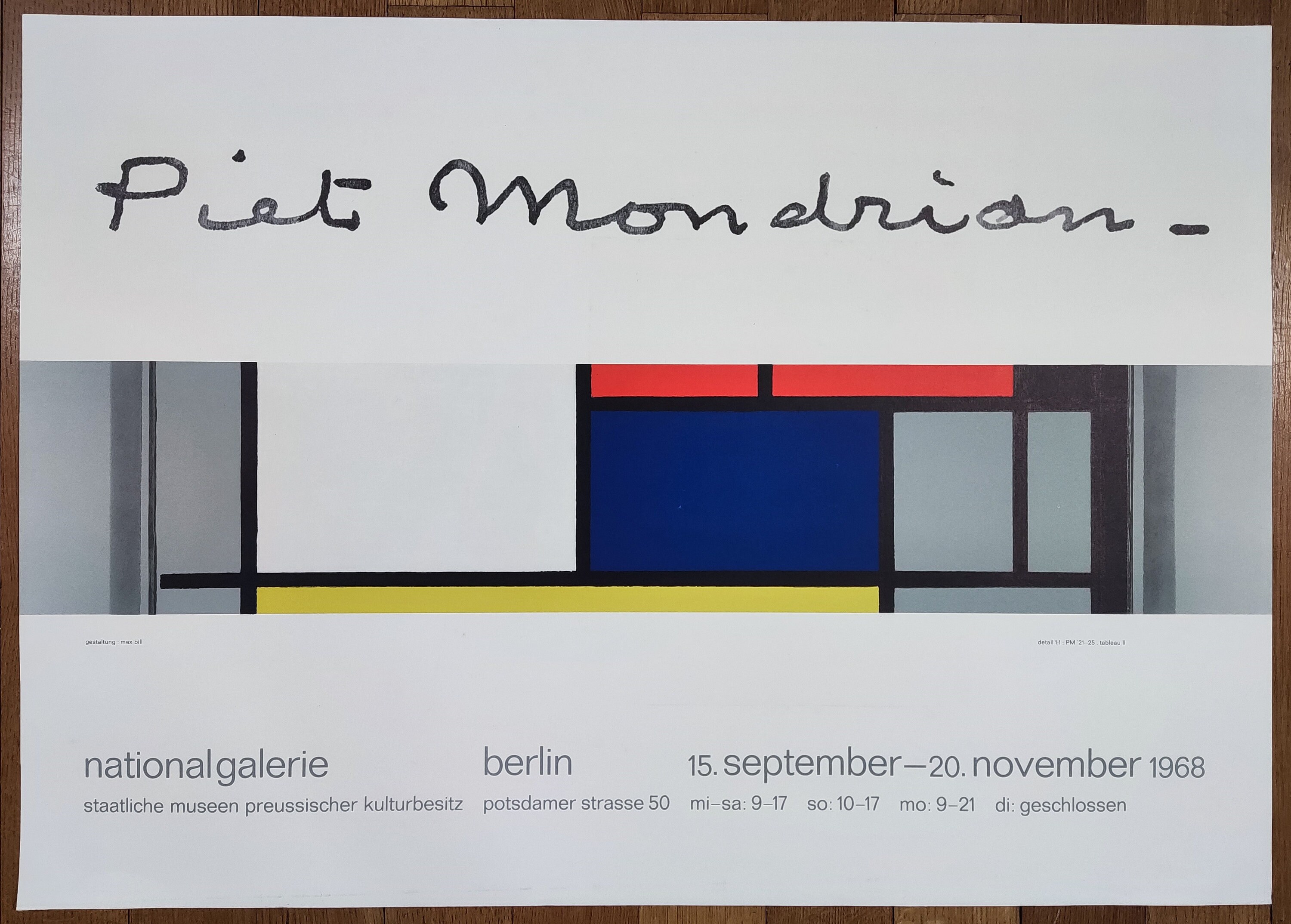 Piet Mondrian Original Art Poster - Etsy