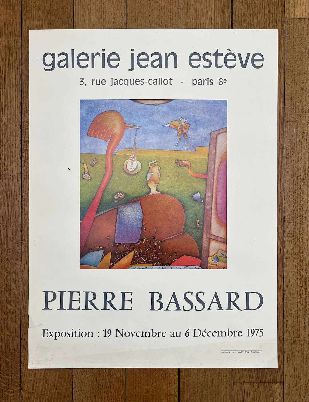 Pierre Bassard Original Art Poster - 15.9"×21.7" (40.5×55cm) - Etsy