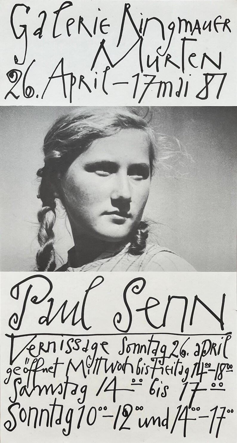 Paul Senn Original Photography Poster - 9.1"×16.5" (23×42cm) - Etsy