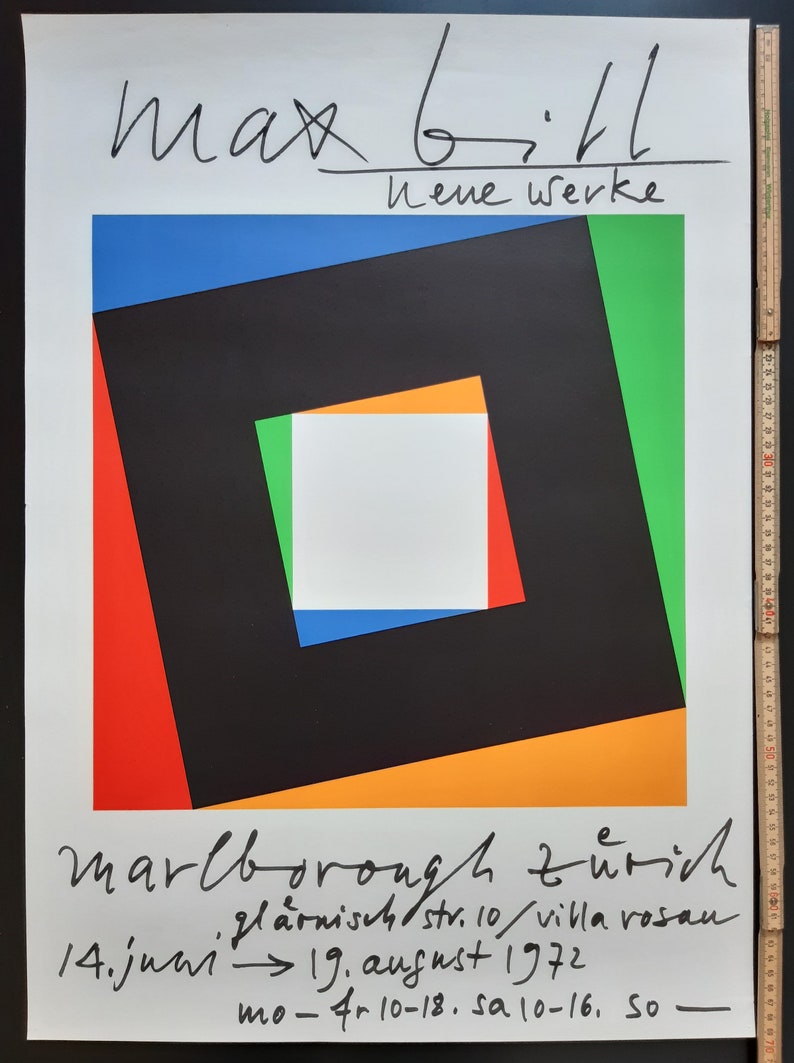 Max Bill Original Poster | Etsy