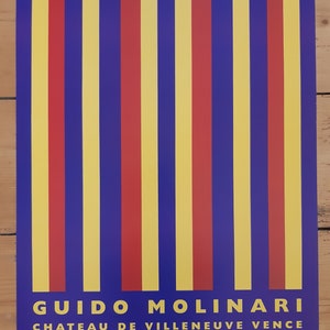 Guido Molinari Original Art Exhibition Poster - 15.7"×23.6" (40×60cm ...