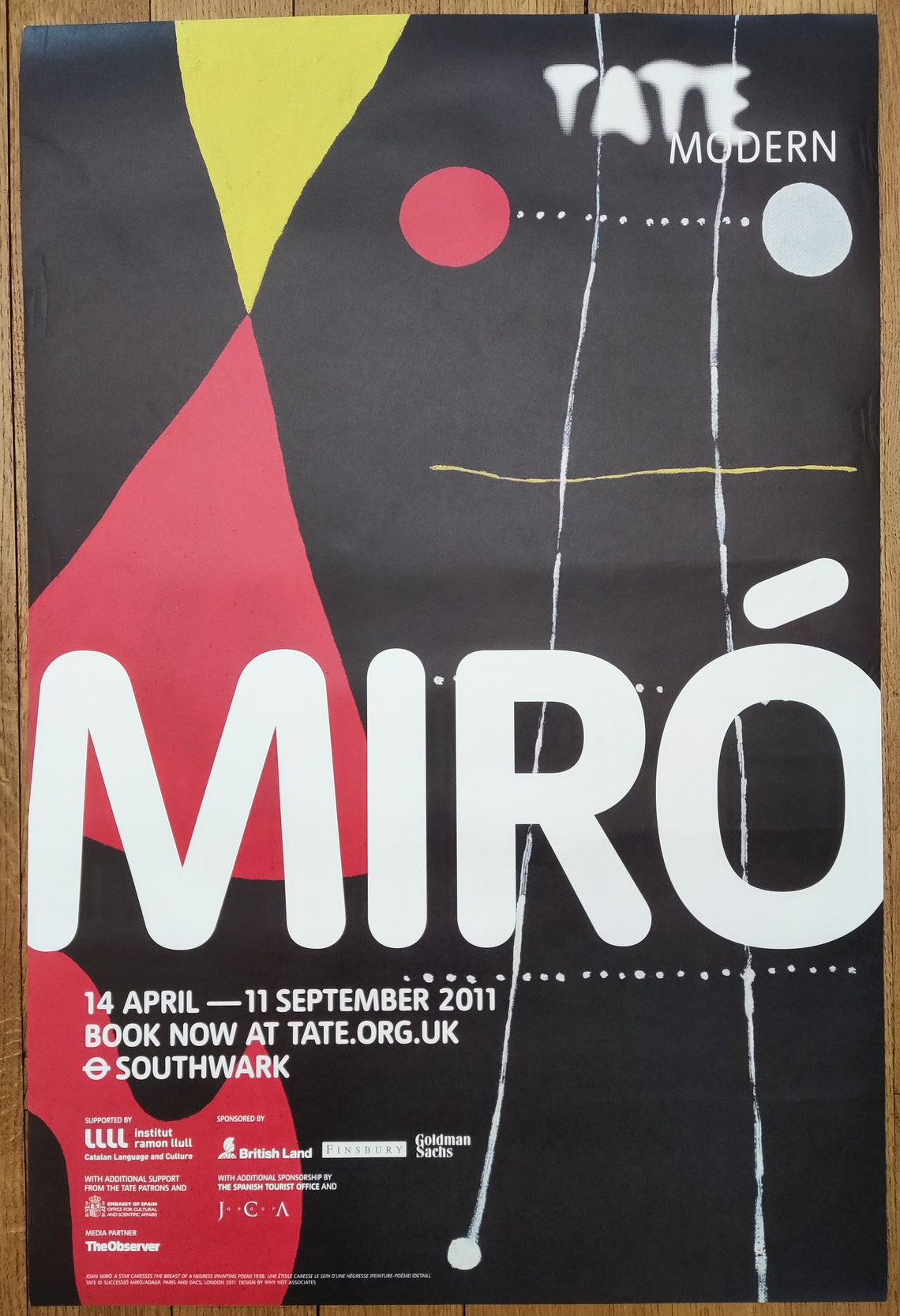 Miro Original Art Exhibition Poster - Etsy