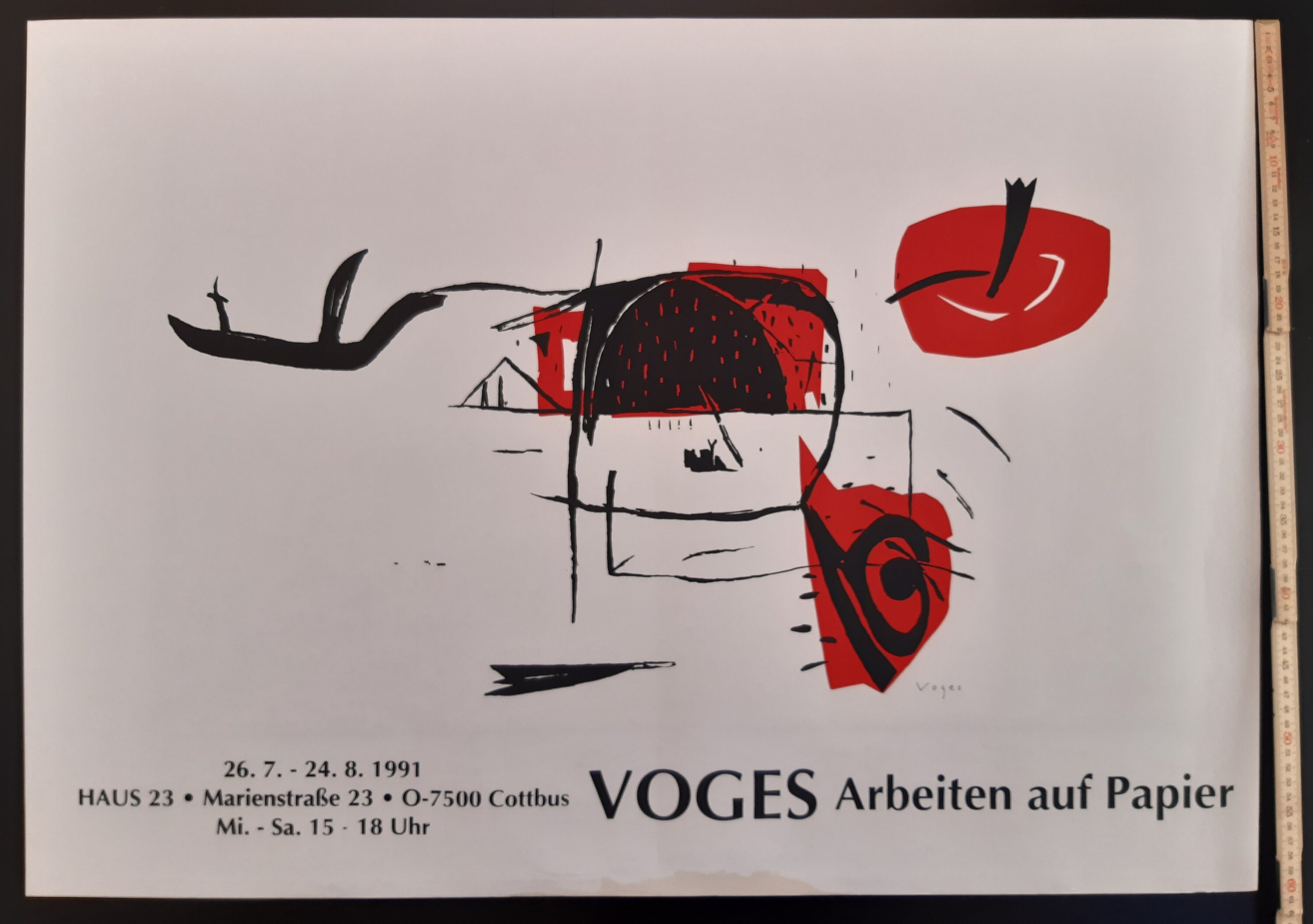 Michael Voges Original Art Exhibition Poster Signed - Etsy