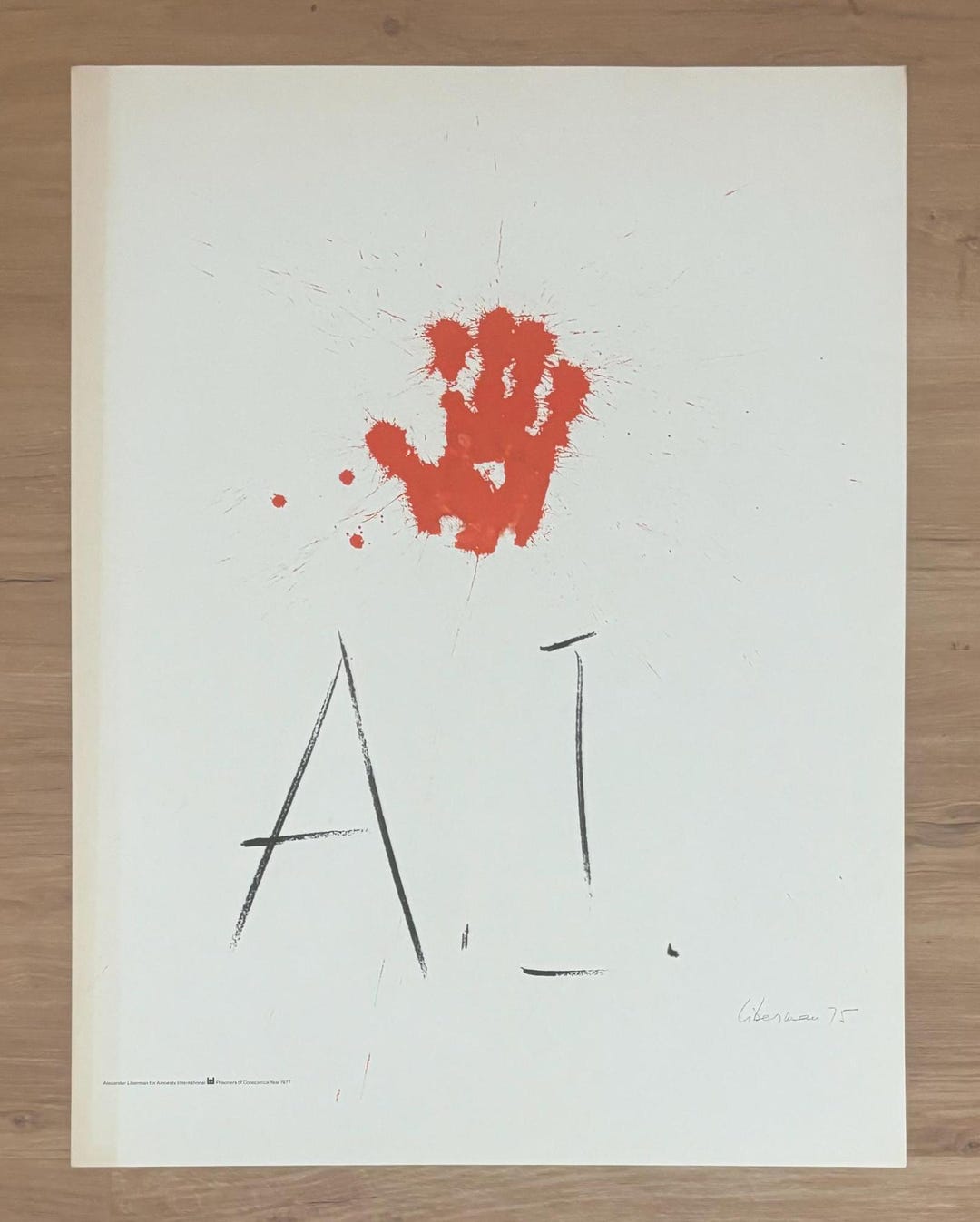 Alexander Liberman Original Art Poster - 25.4"×33.3" (64.5×84.5cm) - Etsy