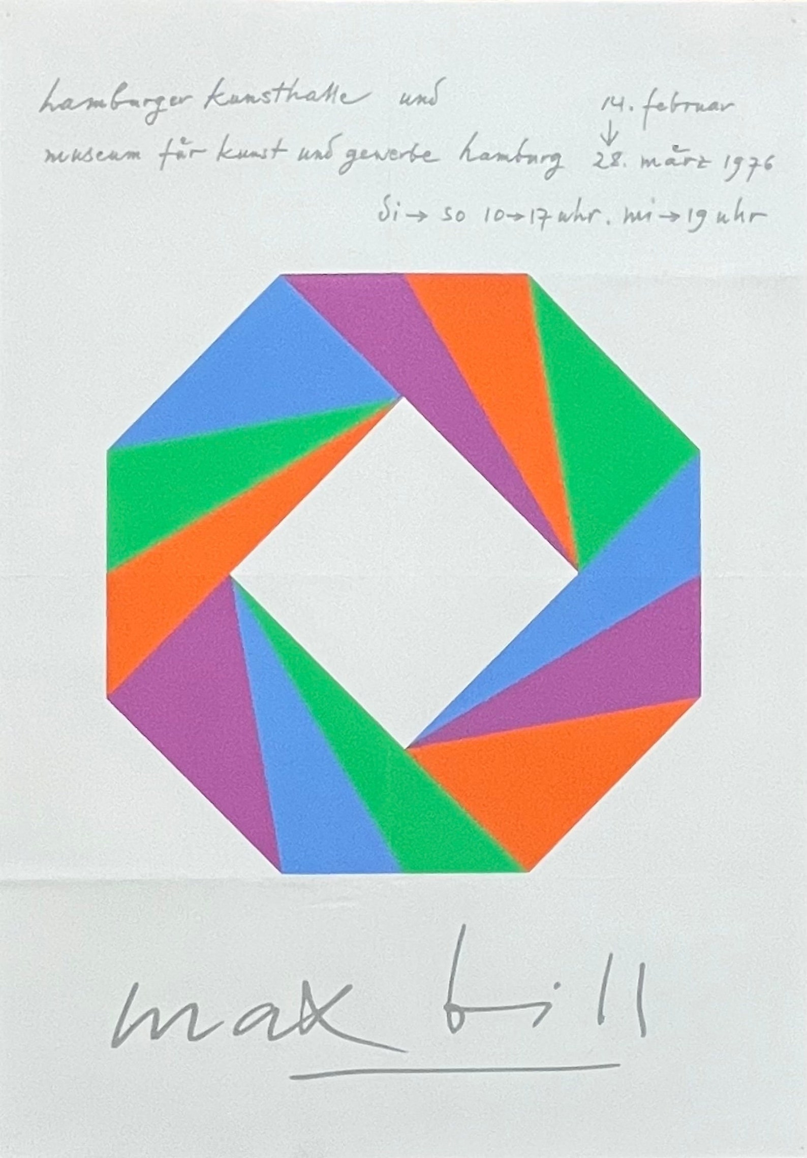 Max Bill Original Exhibition Poster Folded - Etsy