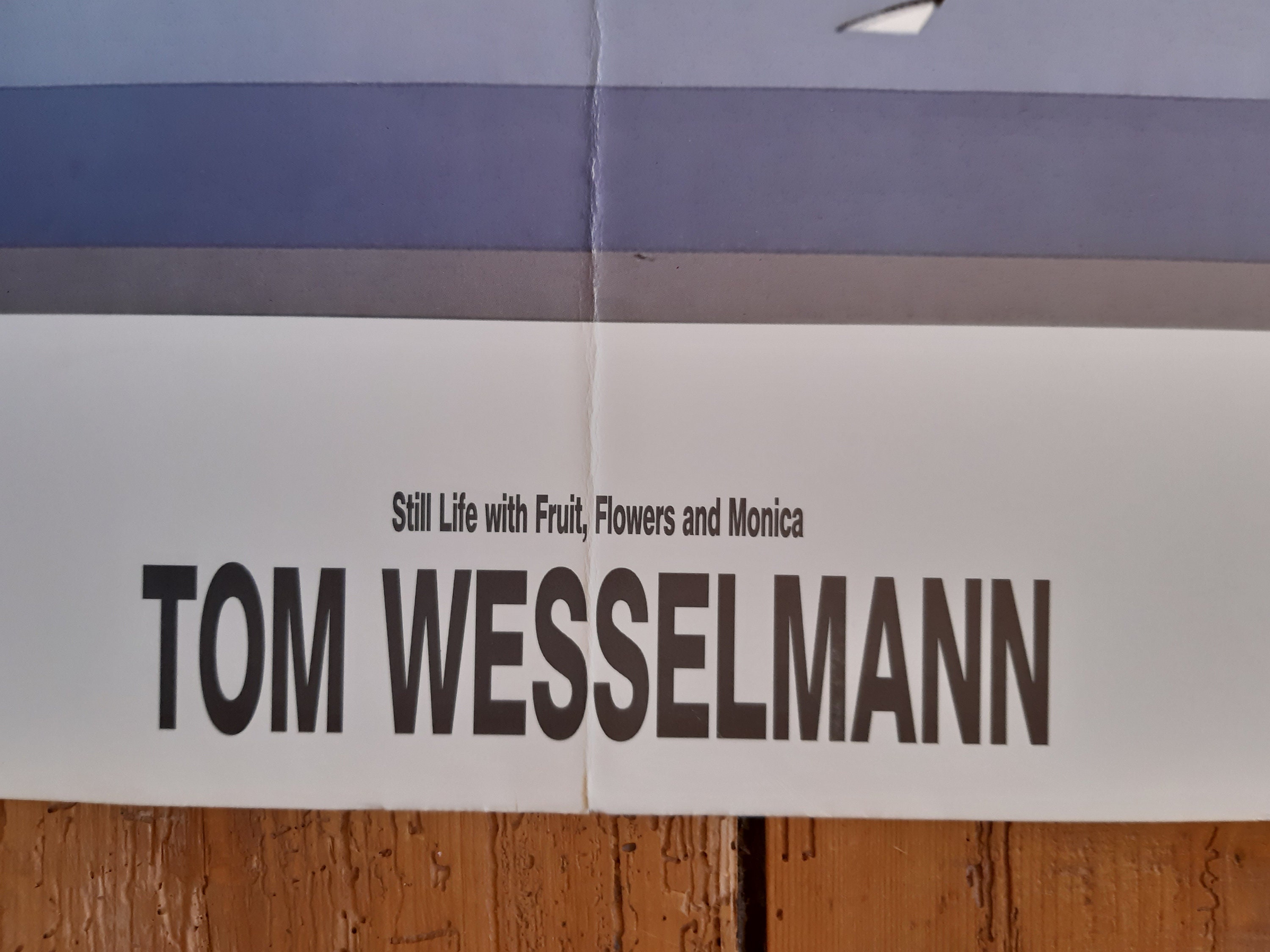 Tom Wesselmann Large Original Art Poster Folded - 51.6"×39.0" (131×99cm ...