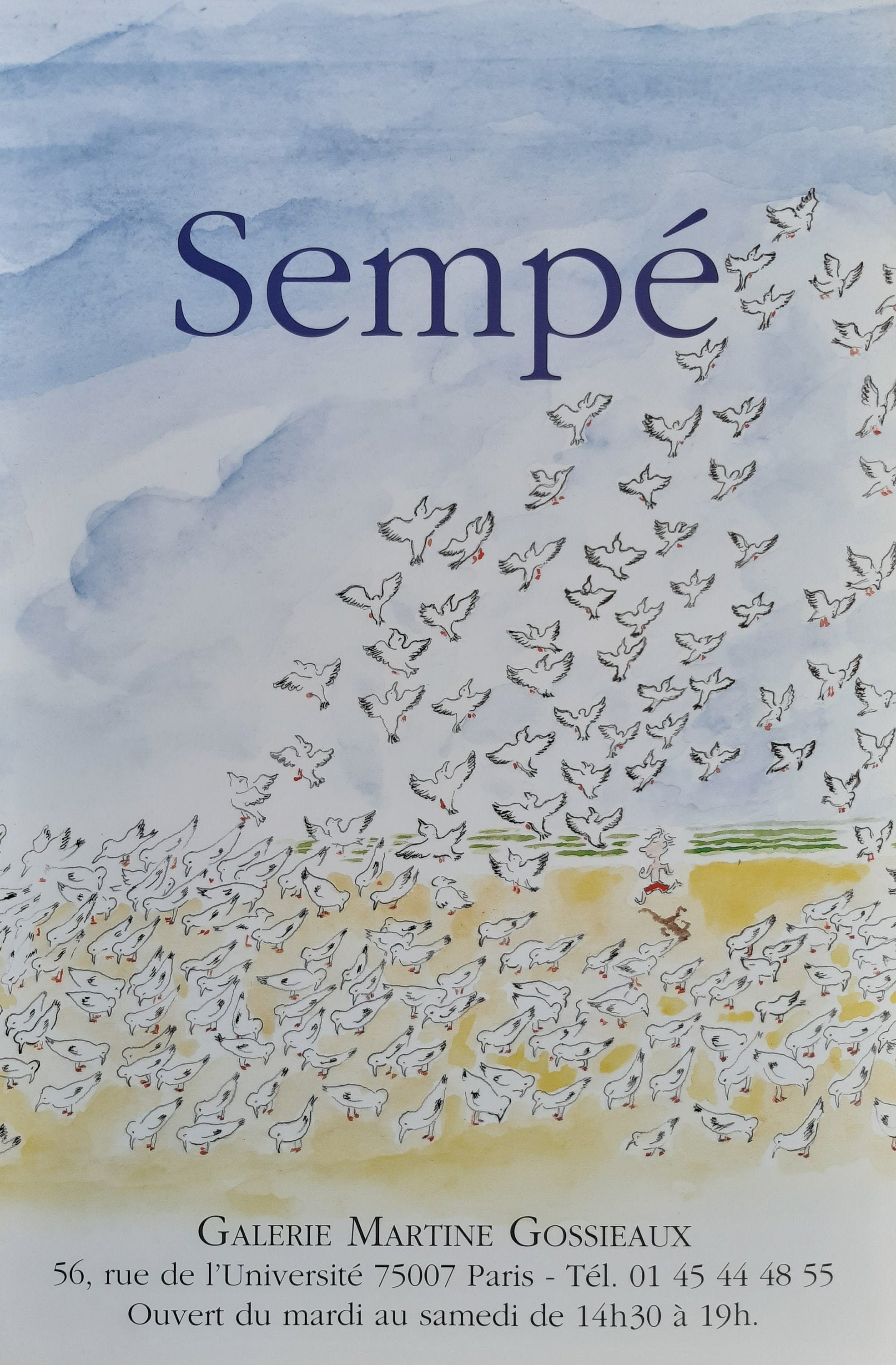 Sempé Original Exhibition Poster - Etsy