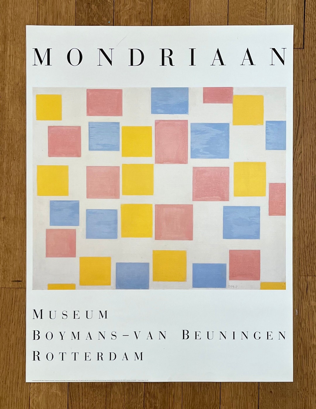 Piet Mondrian Original Art Poster - Etsy