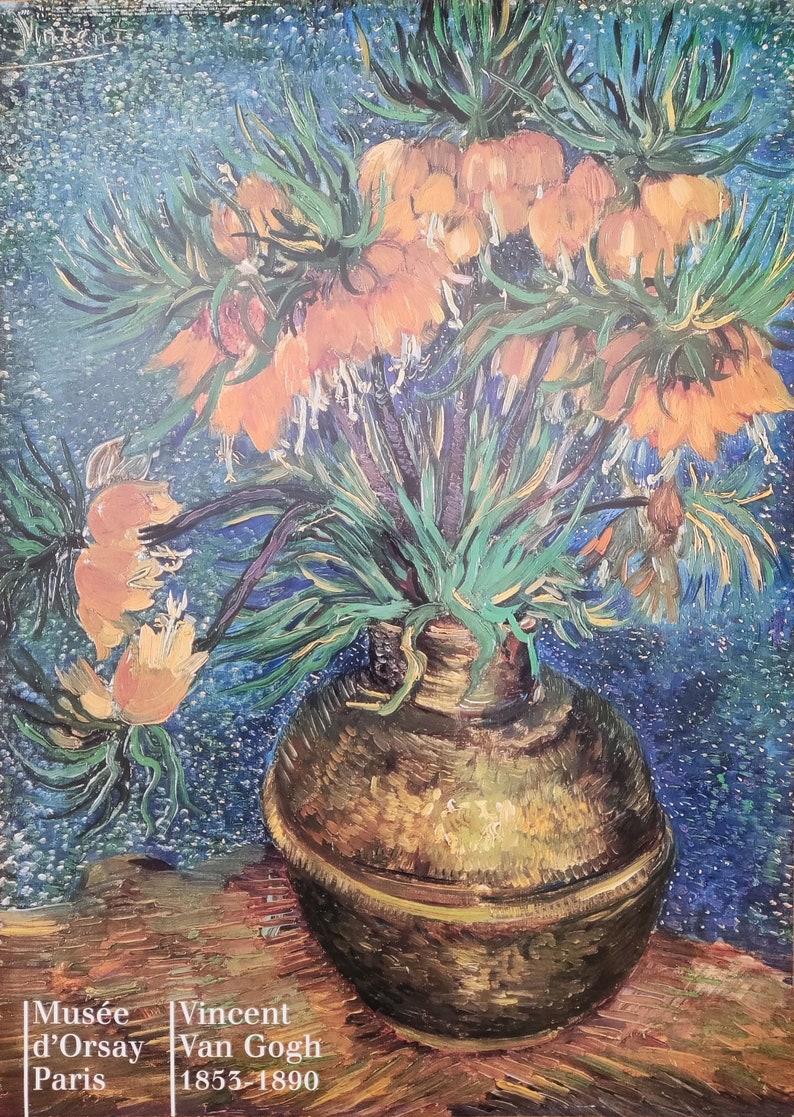 Vincent Van Gogh Original Art Print - Etsy