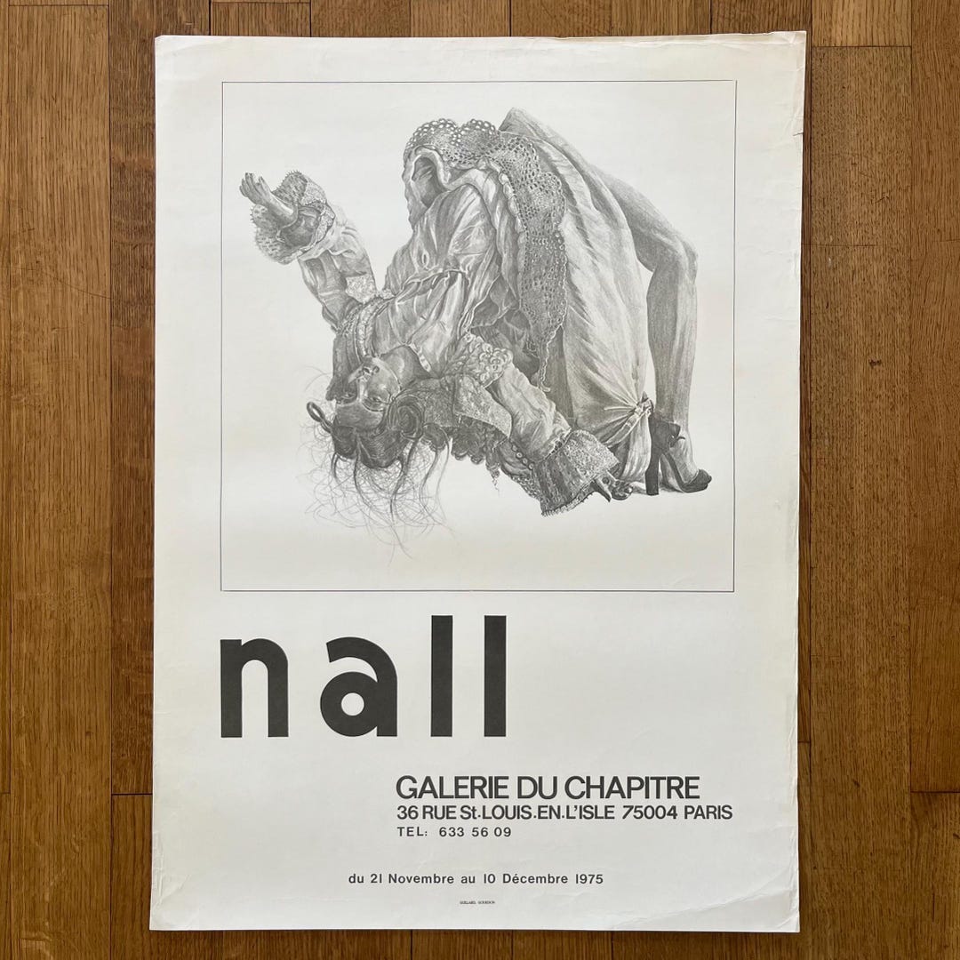 Fred Nall Hollis Original Art Exhibition Poster Used - 21.7"×30.3 ...